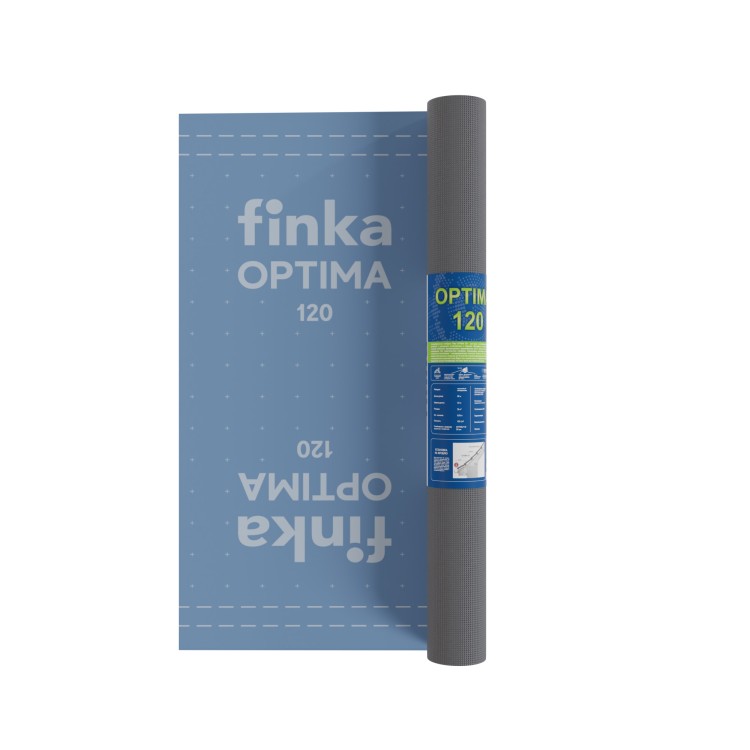 Диффузионная мембрана Finka Optima 120 1,5х50м 75м2 – купить в «ТрайТонРу»